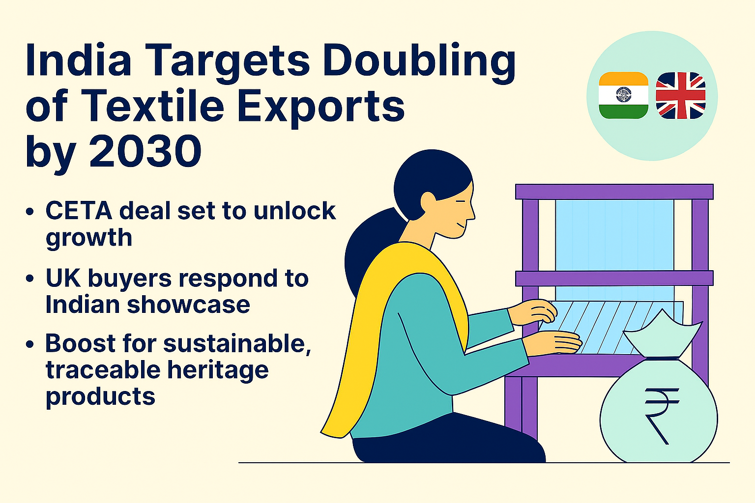 CETA to Boost India–UK Textile Trade - SMEVENTURE