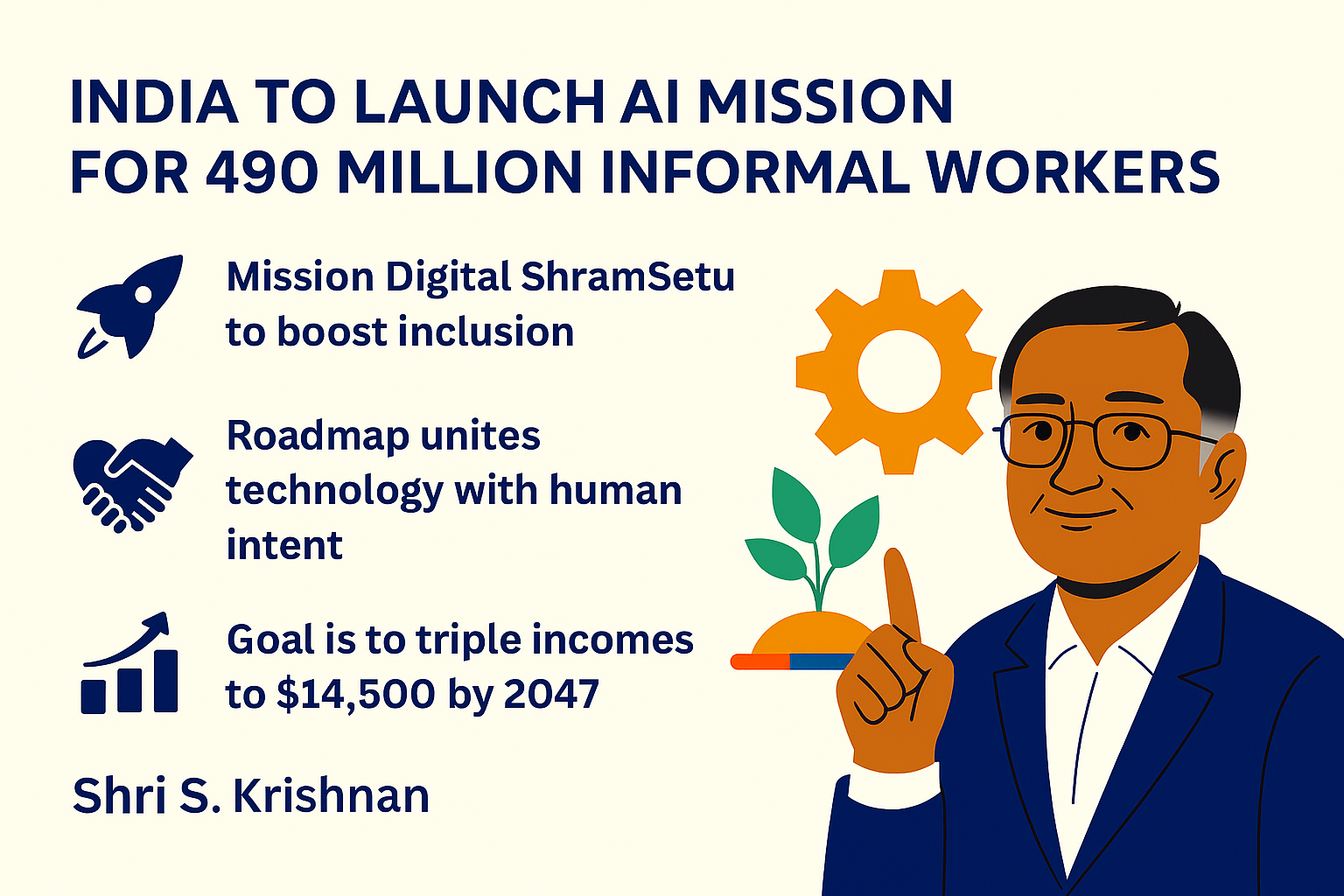 NITI Aayog Launches AI Roadmap for Informal Workers - SMEVENTURE